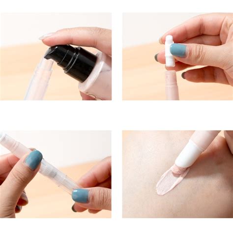 5 Pcs 액체 재단 소형 샘플 리필 펜 여행 휴대용 로타리 진공 충전 병 사양 브러시 유형 5ml