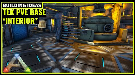 HOW TO BUILD A TEK PVE BASE INTERIOR GENESIS 2 ARK SURVIVAL YouTube