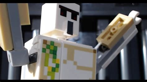 Lego Minecraft Iron Man Beats Bone Stop Motion Animation Brickfilm