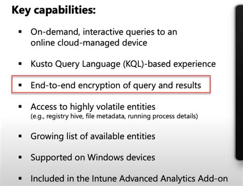 Intune Device Query Real Time Insights Pivot Kql