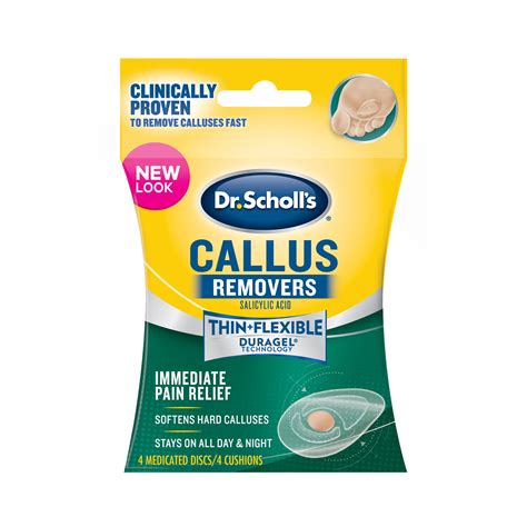 Dr Scholls Callus Remover With Duragel Technology 4 Ct Removes