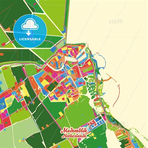 An Illustrated Map Of The City Of Melbourne