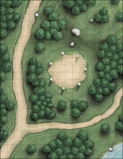 Tree Top Base Battle Map Dnd Battle Map D D Battlemap