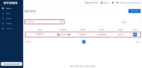 How To Search For A Server On Hyonix Portal Knowledge Base Hyonix