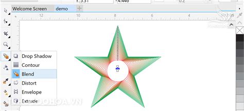 Blend Tool trong CorelDraw Hướng dẫn tìm hiểu Blend Tool