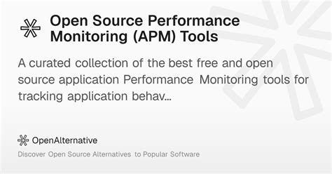 Best Open Source Performance Monitoring Apm Tools 2025
