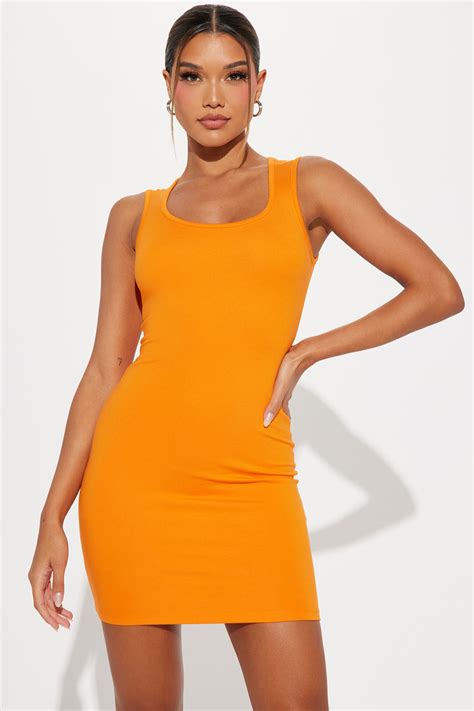 Samantha Ponte Mini Dress Orange Fashion Nova Dresses Fashion Nova