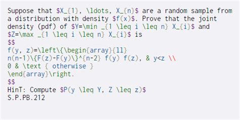 Solved Suppose That X 1 Ldots X N Are A Random Chegg Com