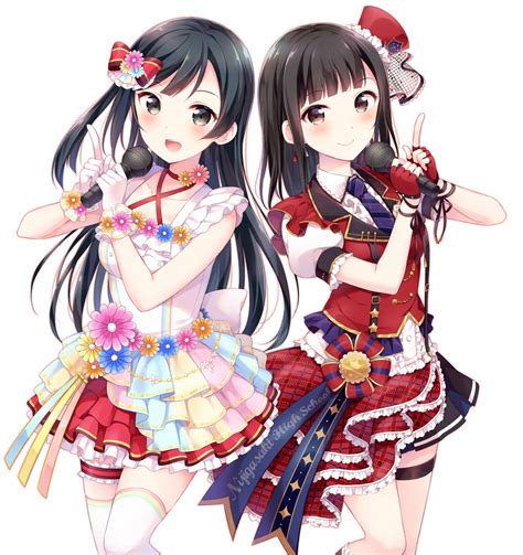 Yuki Setsuna And Kusunoki Tomori Love Live And More Drawn By Hazuki Sutasuta Danbooru