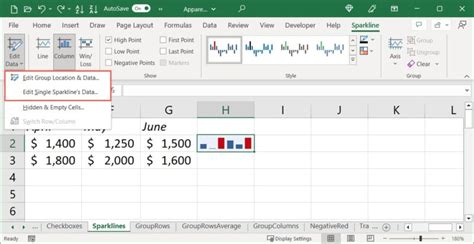 How To Insert Sparklines Mini Charts In Microsoft Excel Make Tech Easier