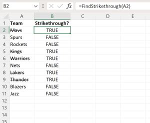 How To Filter By Strikethrough In Excel With Example