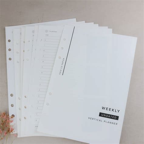 Personalised Rings Binder Agenda Organiser By Faye Co Papier