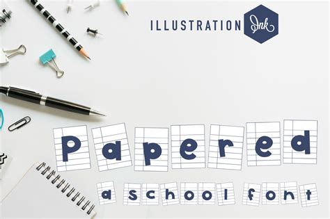 Schooby Dooby School Font Bundle Cricut Fonts Silhouette Fonts