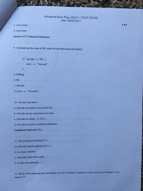 Solved Advanced Struc Prog With C Elet 422 02 Due