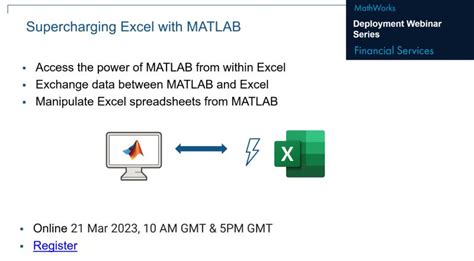 Matlab Excel Automation Webinar Matlab For Quantitative Finance