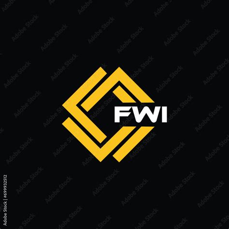 Fwi Letter Design For Logo And Icon Fwi Typography For Technology
