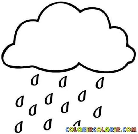 Desenho Nuvem Chuva Molde Desenho Nuvem Chuva De Amor Imagens Para