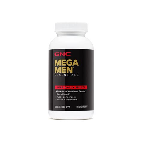 Multivitamínico MEGA MEN Essentials One Daily Multi - GNC - BH Suplementos