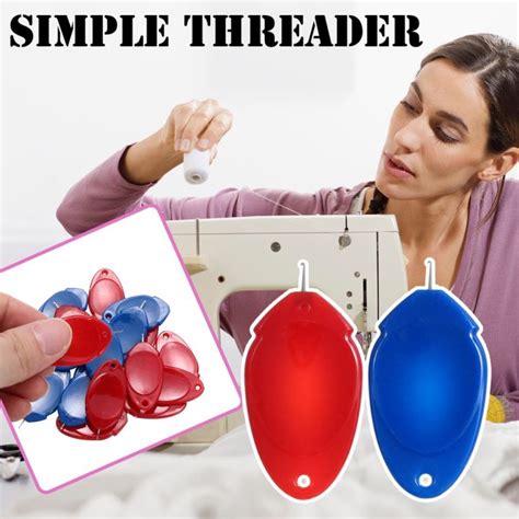 Alat Bantu Masuk Benang Ke Jarum Nedles Threader Jarum Jahit Benang