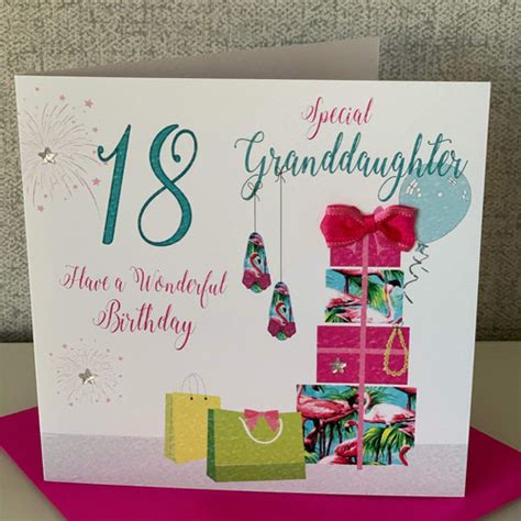 Granddaughter 18th Birthday Card Bluebird Ts