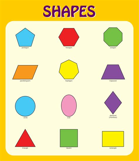 Basic Shapes Printable Templates