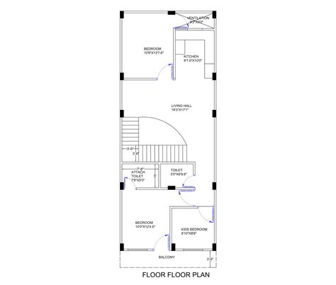 Plot Size 20x50 New House Designing