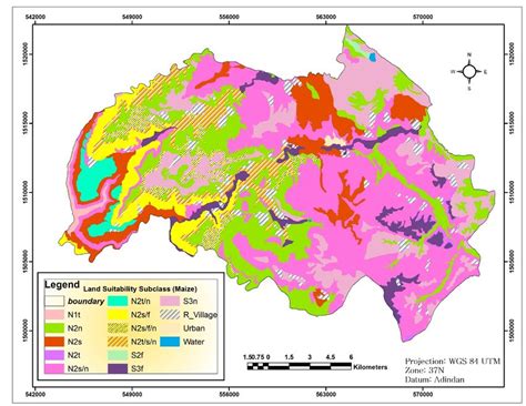 Land Suitability Class For Maize Crop Download Scientific Diagram