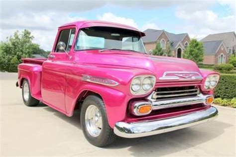 Find New 59 Chevy Street Rod Apache Blower Custom Rare Step Side In