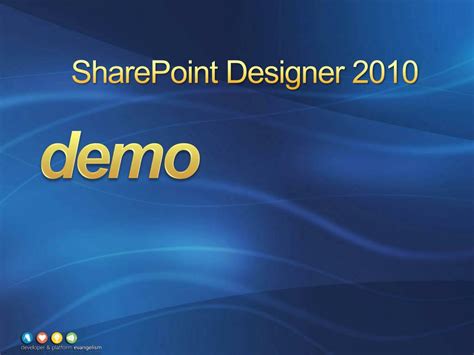 ppt sharepoint server 2010 developer roadmap powerpoint presentation