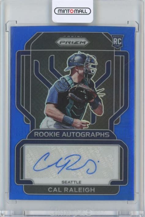 2022 Panini Prizm Rookie Autographs Blue Prizm RA CR Cal Raleigh