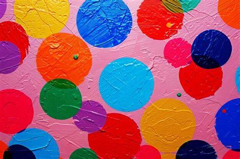 Premium Photo Generative Ai Background Illustration Of Polka Dots