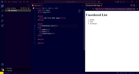 Html Unordered List Learn With Arshyan
