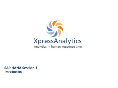 Sap Hana Overview Ppt Databases Computer Software And Applications
