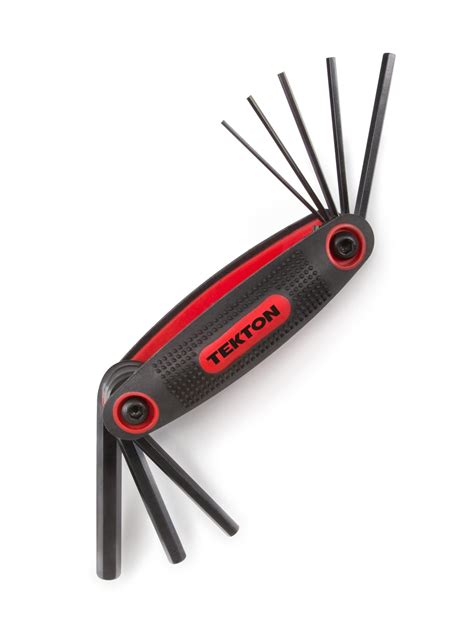 Folding Hex Key Wrench Set 8 Piece 1 5 8 Mm Tekton 25142