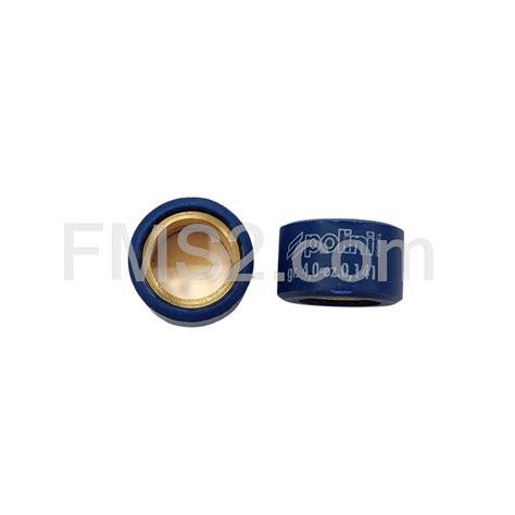 Kit Rulli Variatore 16x10 Mm Colore Azzurro Peso Grammi 4 0 Interno
