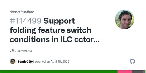 support folding feature switch conditions in ilc cctor interpreter