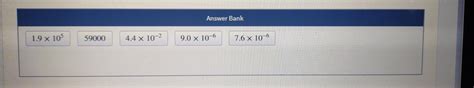 Solved Arrange The Values According To Magnitude Greatest