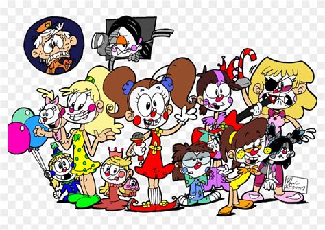 Lincoln Loud Luan Loud Luna Loud Lucy Loud Lynn Loud Loud House