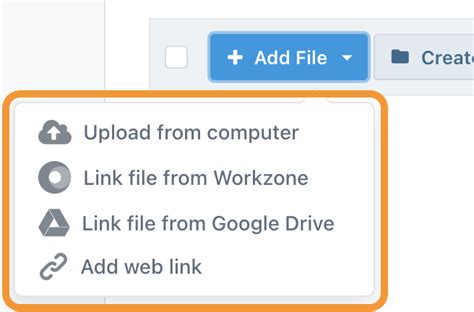 Linking To Items Workzone Knowledge Base