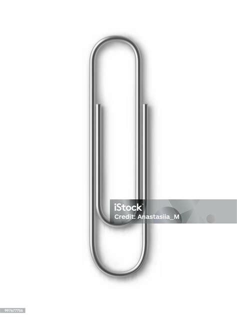 Trombone Métallique Isolé Sur Fond Blanc Vecteurs Libres De Droits Et