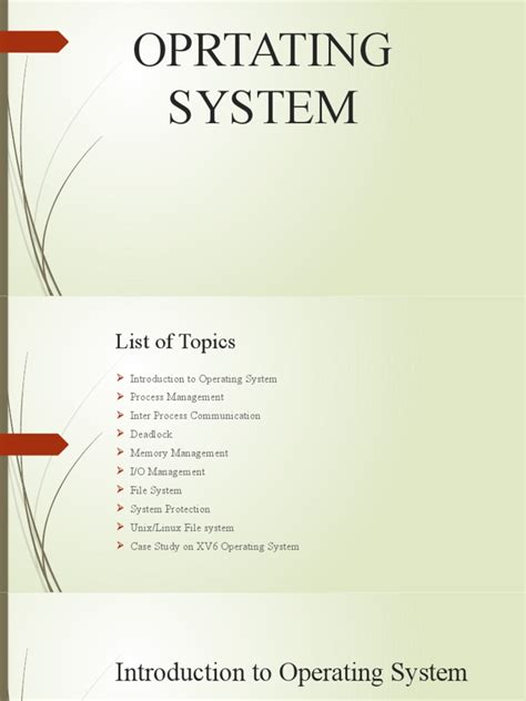 Os Ppt Pdf Operating System Computer File