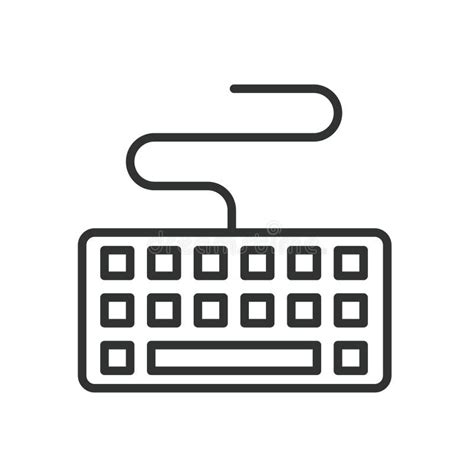Computer Keyboard Typing Pictogram Stock Illustrations 247 Computer