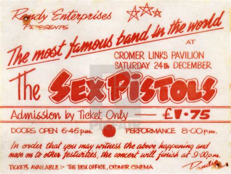 Sex Pistols Cromer 1977 By Old Skool Gallery Buy Prints And Digital