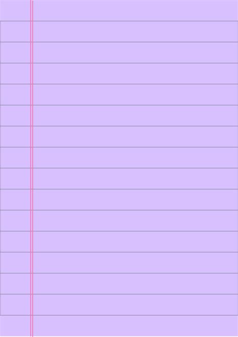 Colored Lined Paper Printable Lined Paper Printable
