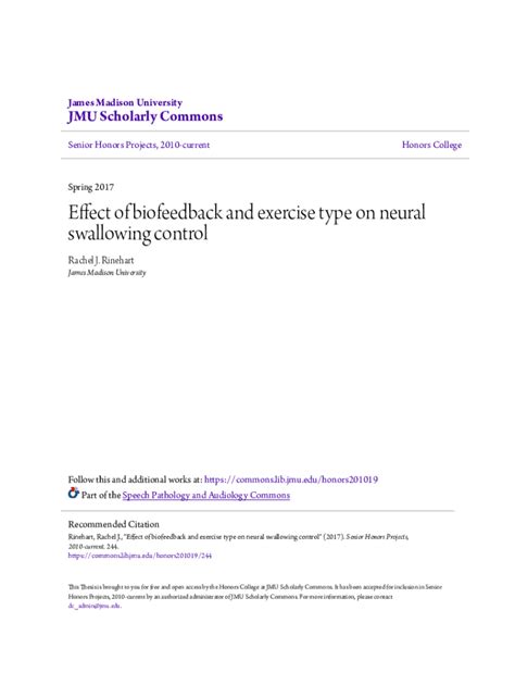 Fillable Online Effect Of Biofeedback And Exercise Type On Neural Swallowing Control Fax Email
