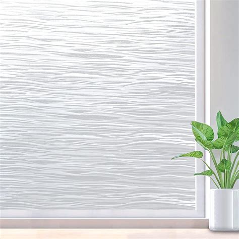 Rabbitgoo Window Privacy Film Frosted Glass Film Removable
