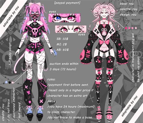 Adoptable Goth By Unne16 On Deviantart