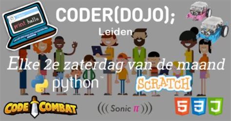 Coderdojo Leiden Kinderen Leren Gratis Programmeren