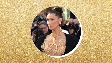 Bella Hadid Necklace Dress See Bella Hadids Necklace At Cannes Stylecaster