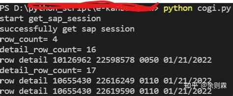 Python Sap Cogi